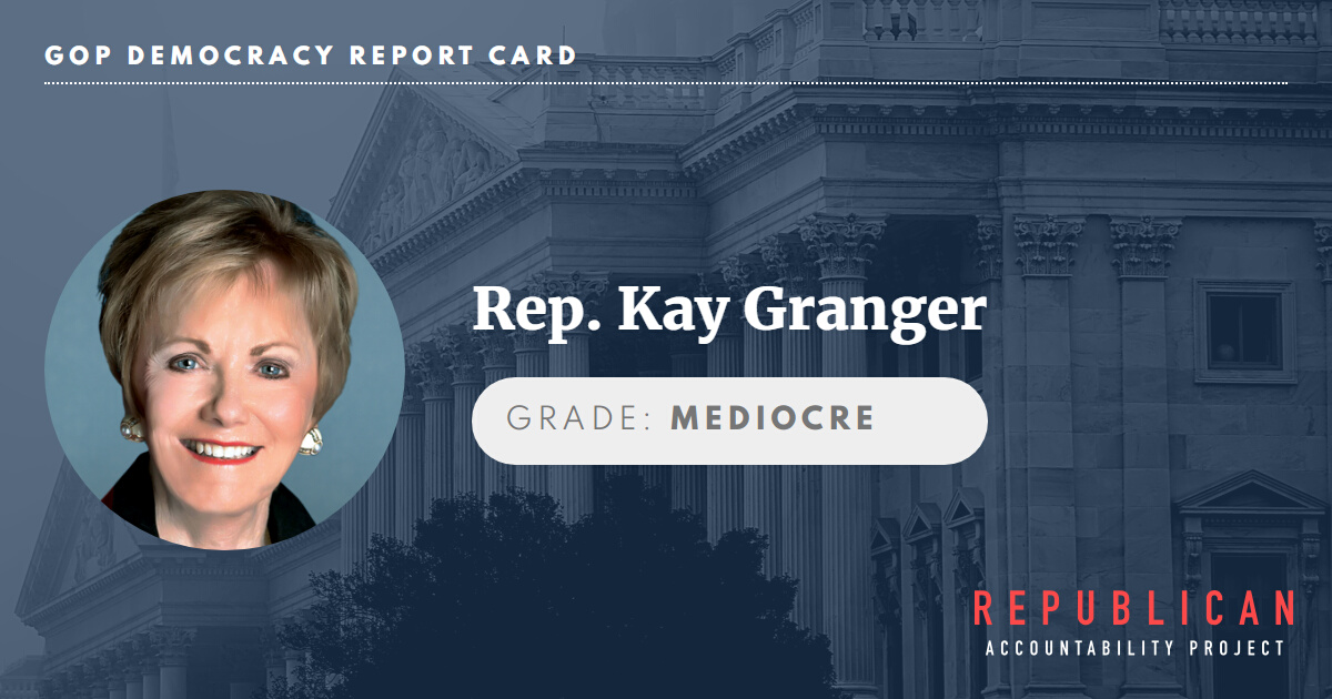 Rep. Kay Granger - Republican Accountability