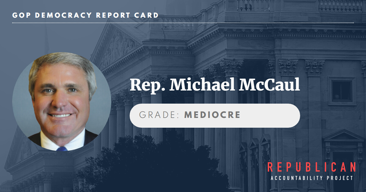 Rep. Michael McCaul - Republican Accountability