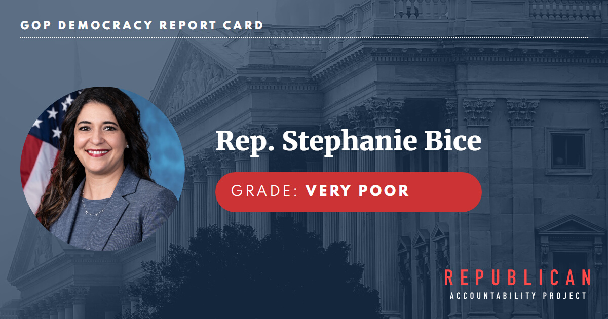 Rep. Stephanie Bice - Republican Accountability