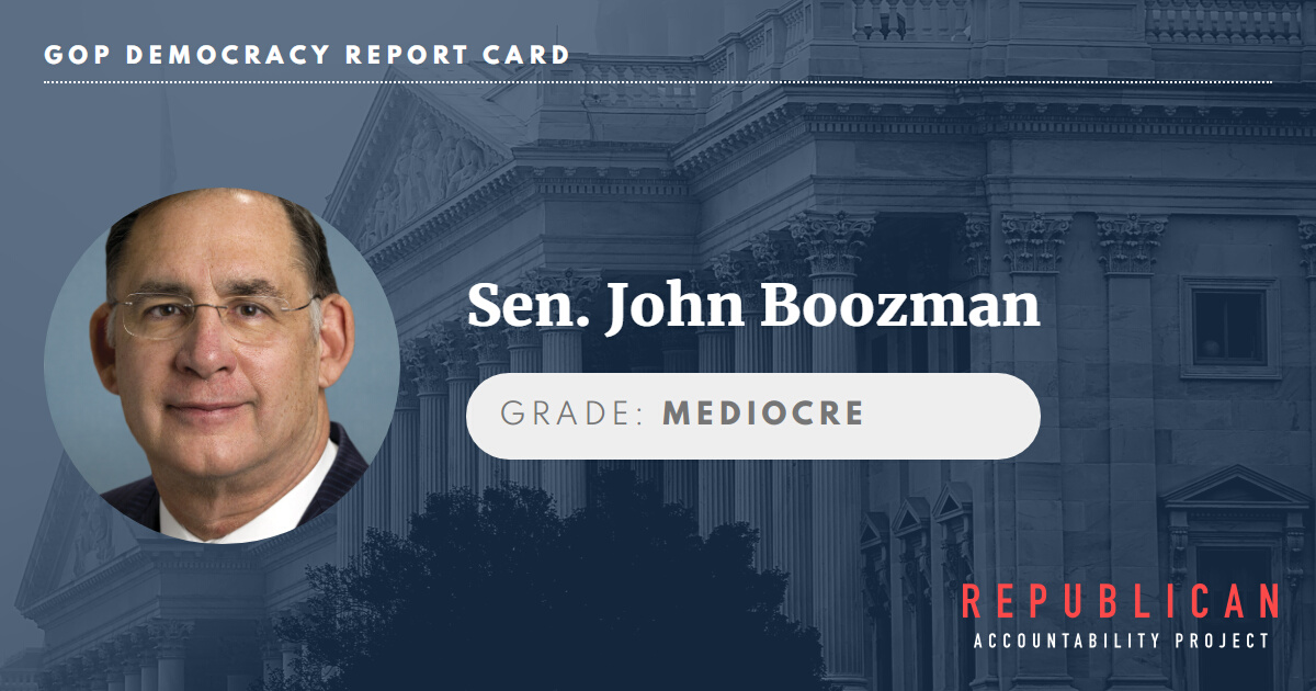 Sen. John Boozman - Republican Accountability