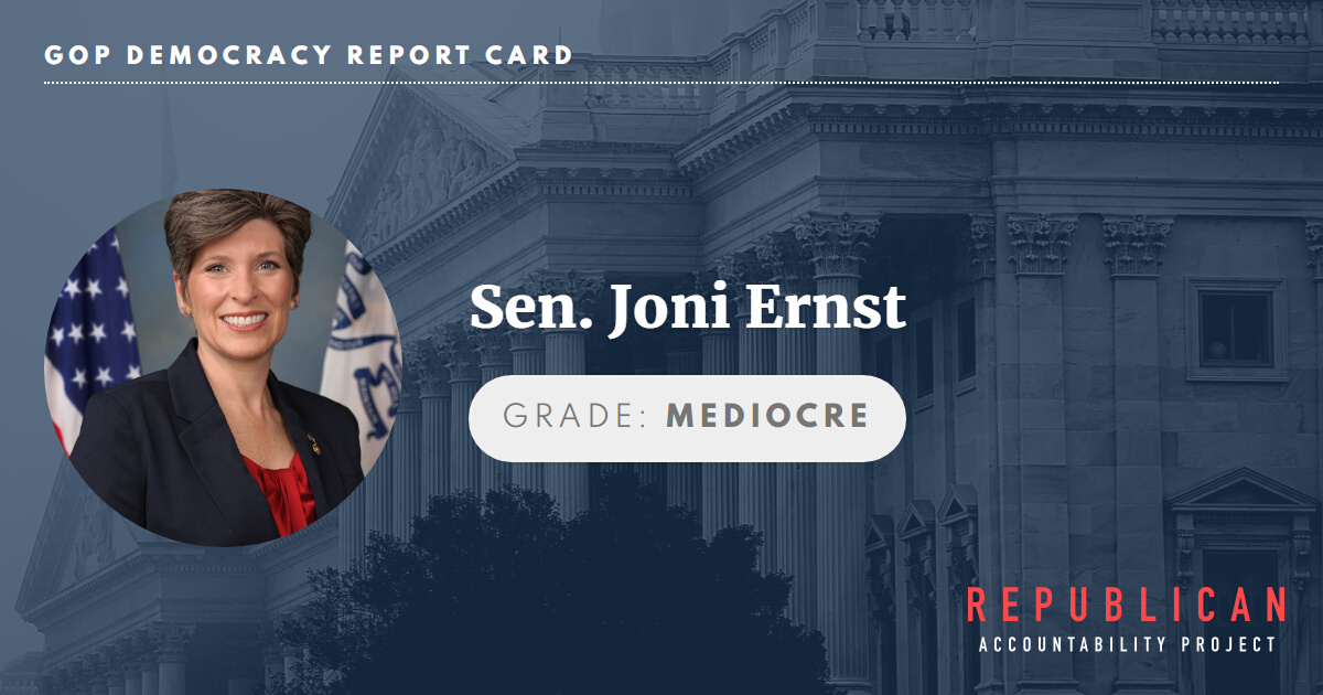 Sen. Joni Ernst - Republican Accountability