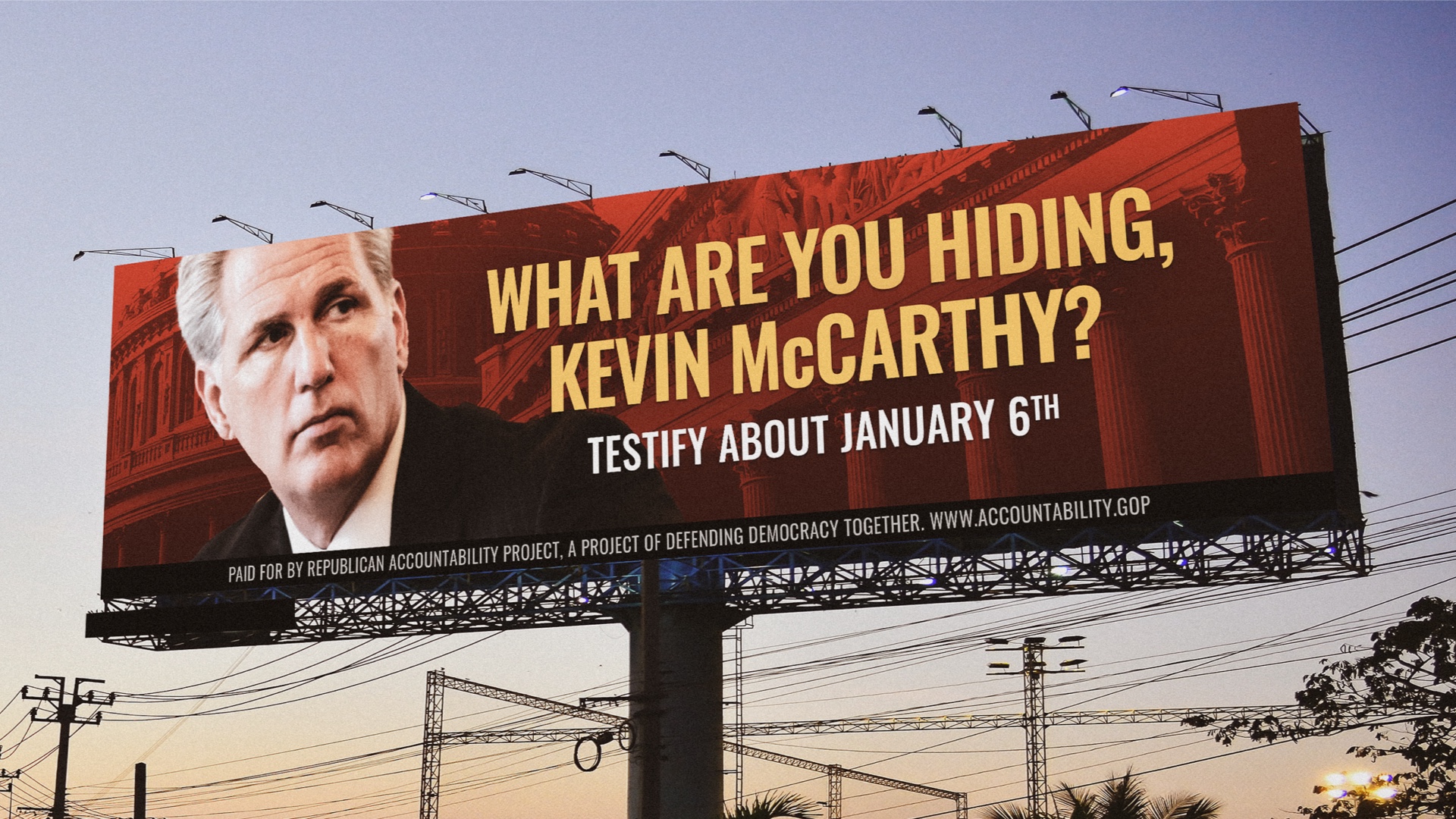 Kevin McCarthy Billboard Campaign - Republican Accountability